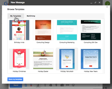 Gmail Email Templates - Features