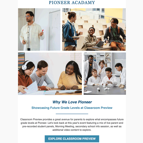 School Preview Night or Move-up Day