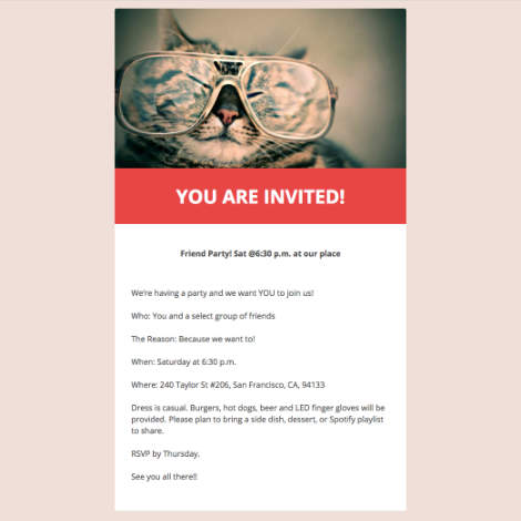 Birthday Gmail and Outlook Email Templates