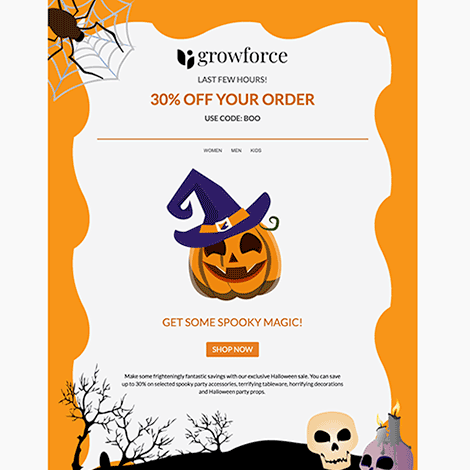 Halloween Gmail and Outlook Email Templates