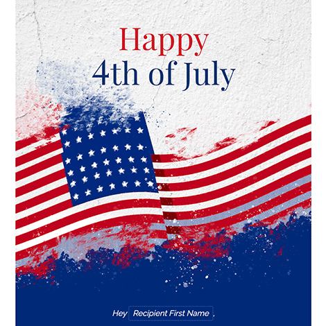 4th of July Let's Catch Up Business eCard
