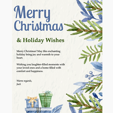 Christmas Gmail and Outlook Email Templates