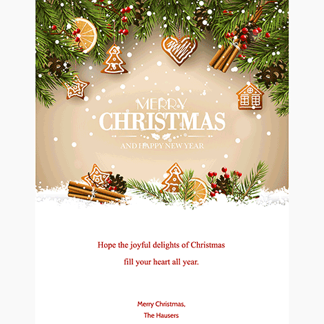 Christmas Gmail and Outlook Email Templates