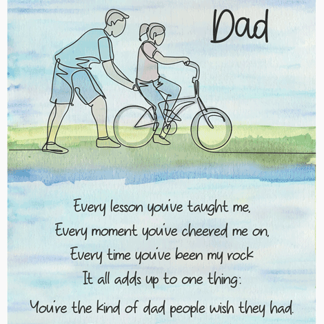 For a Supportive Dad on Father's Day eCard